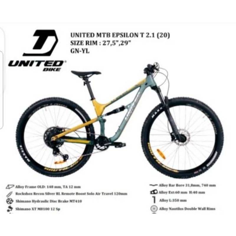 Sepeda United Epsilon Gratis Ongkir 🔥 Harga Murah Januari 2026