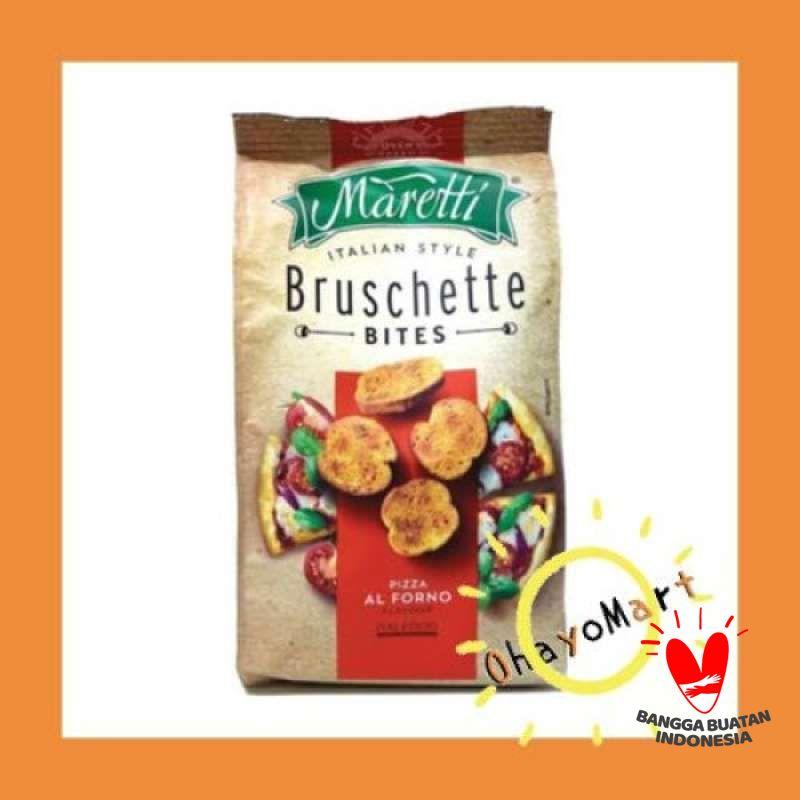 Jual Maretti Bruschette Chips Pizza Al Forno / Roti kering rasa pizza ...