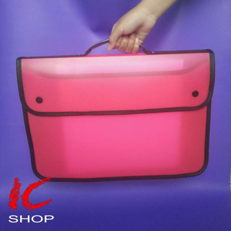 Jual School Bag F4 Big 7033 / Tas Kancing / Document Bag / Map Dokumen ...