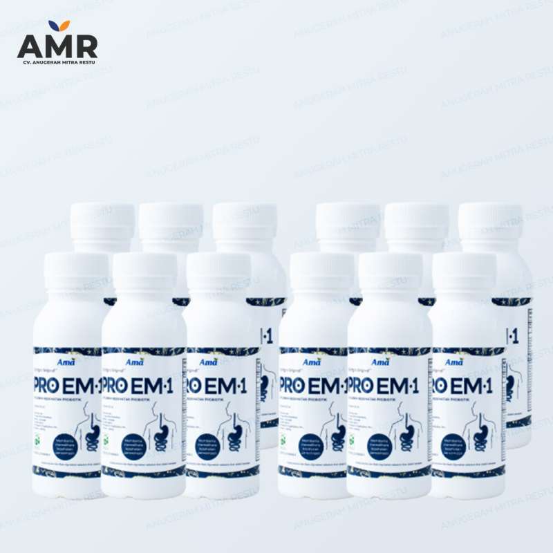 Jual PRO EM1 Suplemen Kesehatan Probiotik 12 Botol 90 ml di Seller ...