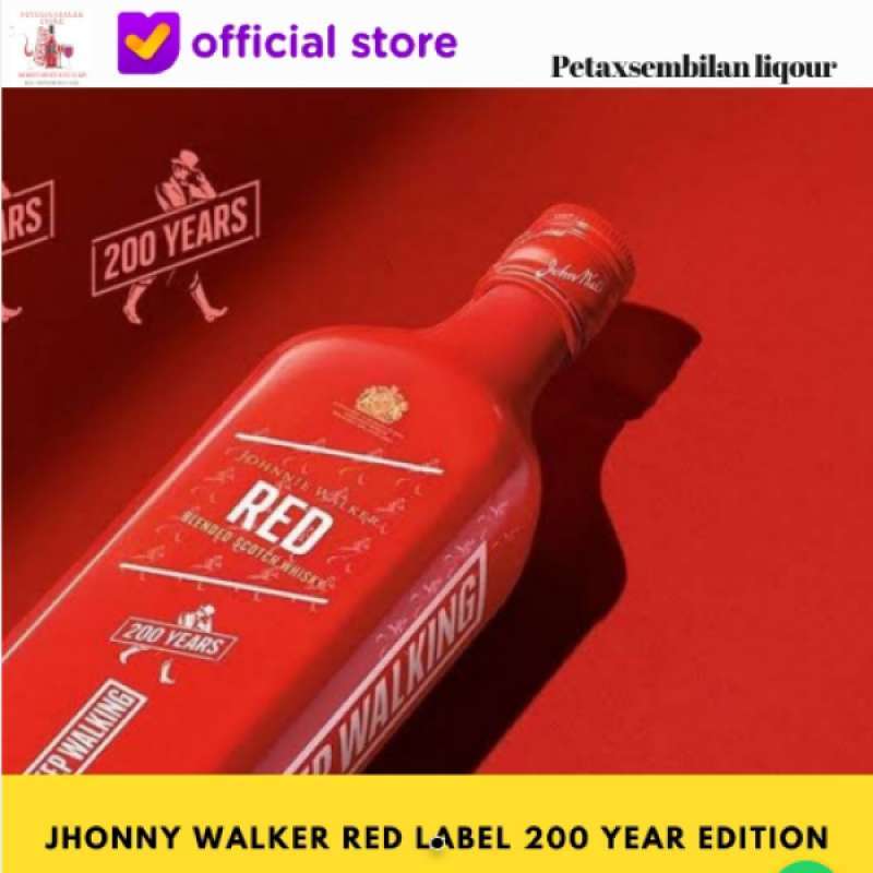 Jual Johnnie Walker Red Label Limited Edition Termurah - Harga Grosir ...