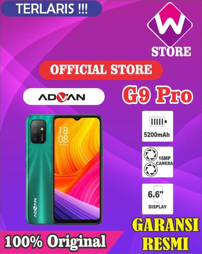 Promo Hp Advan G9 Pro Smartphone 6/64gb Diskon 12% Di Seller Widji_cell ...