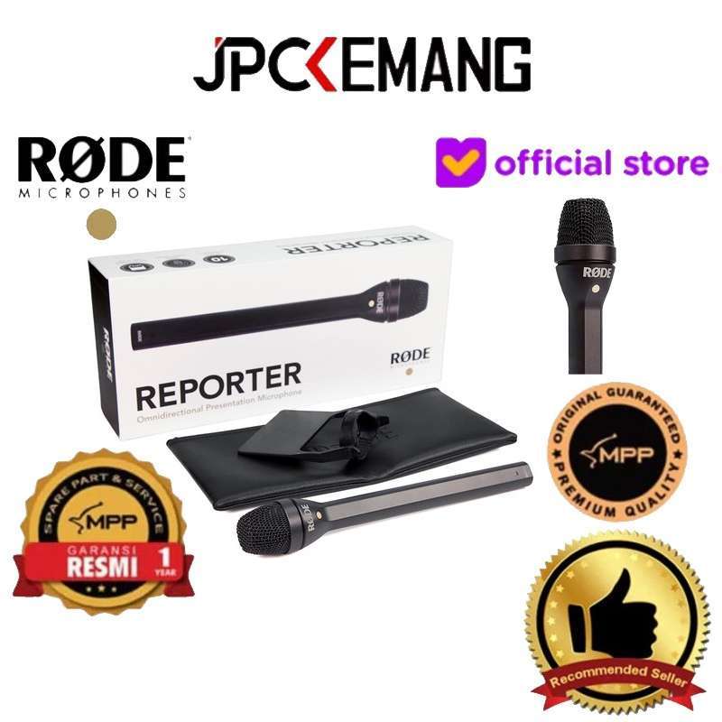 Jual Rode Reporter Omnidirectional Handheld Interview Microphone ...
