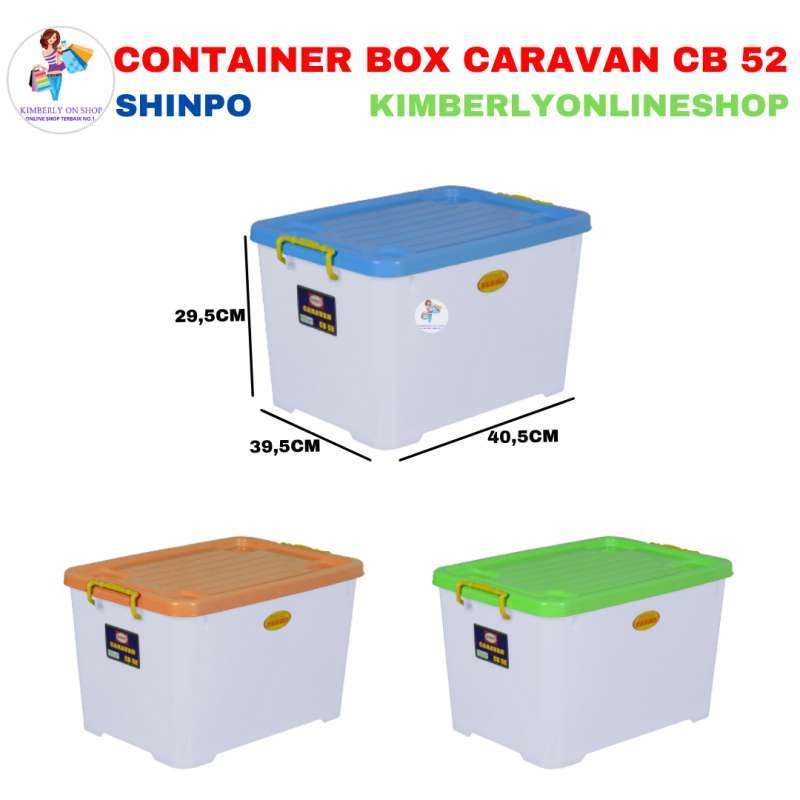 Jual Box Plastik Menyimpan Serbaguna (container Box) Shinpo Caravan Cb ...