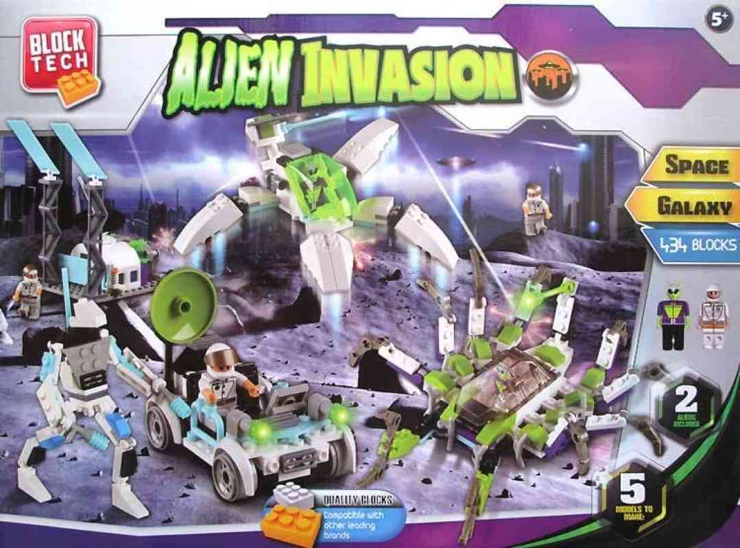 Jual Mainan Anak Rafix Block Tech Alien Invasion 434pcs Building Blocks ...