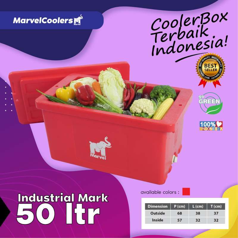 Promo MarvelCooler 50 Ltr - Industrial Mark (CoolBox - IceBox - Es box ...