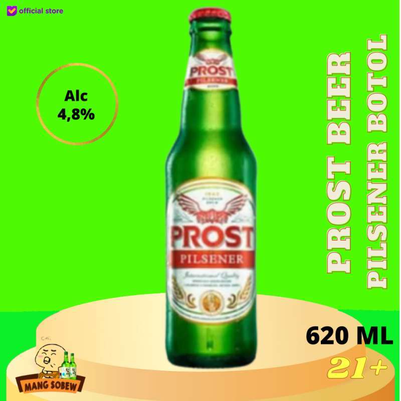 Jual Prost Beer Pilsener Botol 620 ML di Seller MangSobew - Petukangan ...