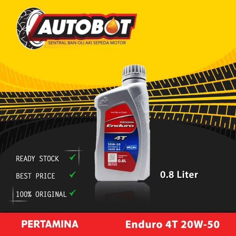 Jual Oli Mesin Motor 4T/ Oli Enduro 4tak 20w-50 0,8L /Oli Pertamina ...