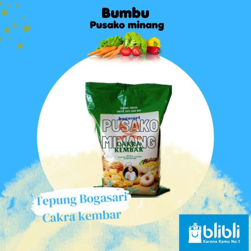 Jual Tepung Cakra Kembar (1kg) di Seller Bumbu Pusako Minang ...