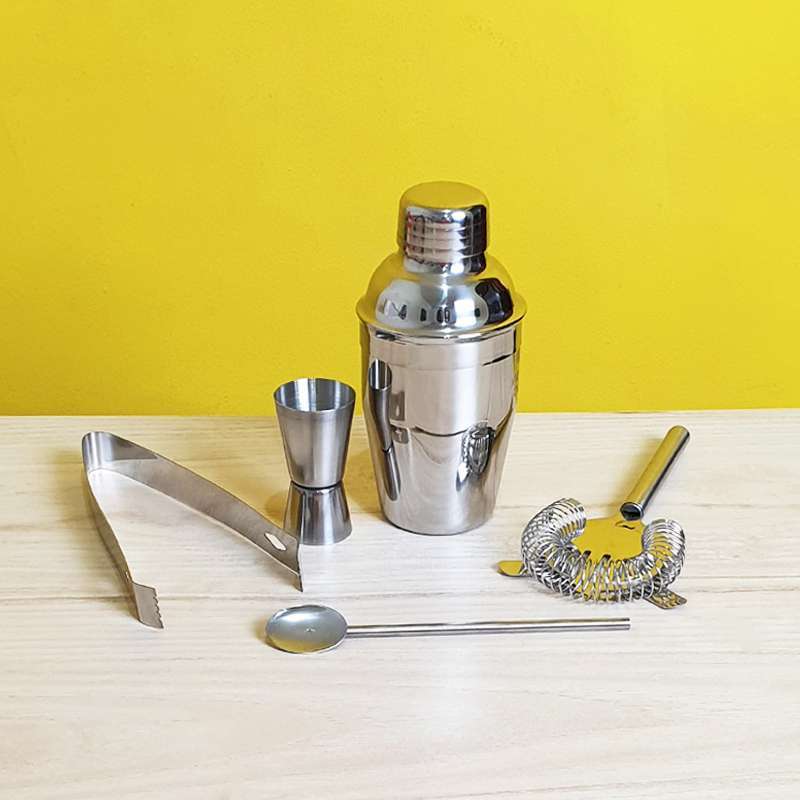 Jual Cocktail Shaker Set 350ml Stainless Bartender Tools Cocktail Maker ...