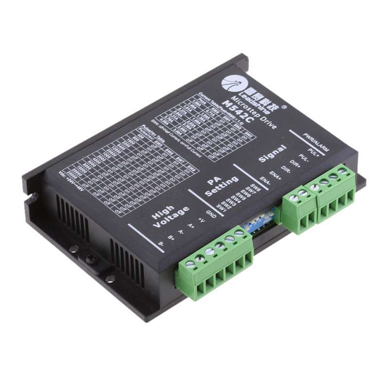 Promo LeadShine M542C 2/4Phase Micro Step Stepper Motor Driver ...