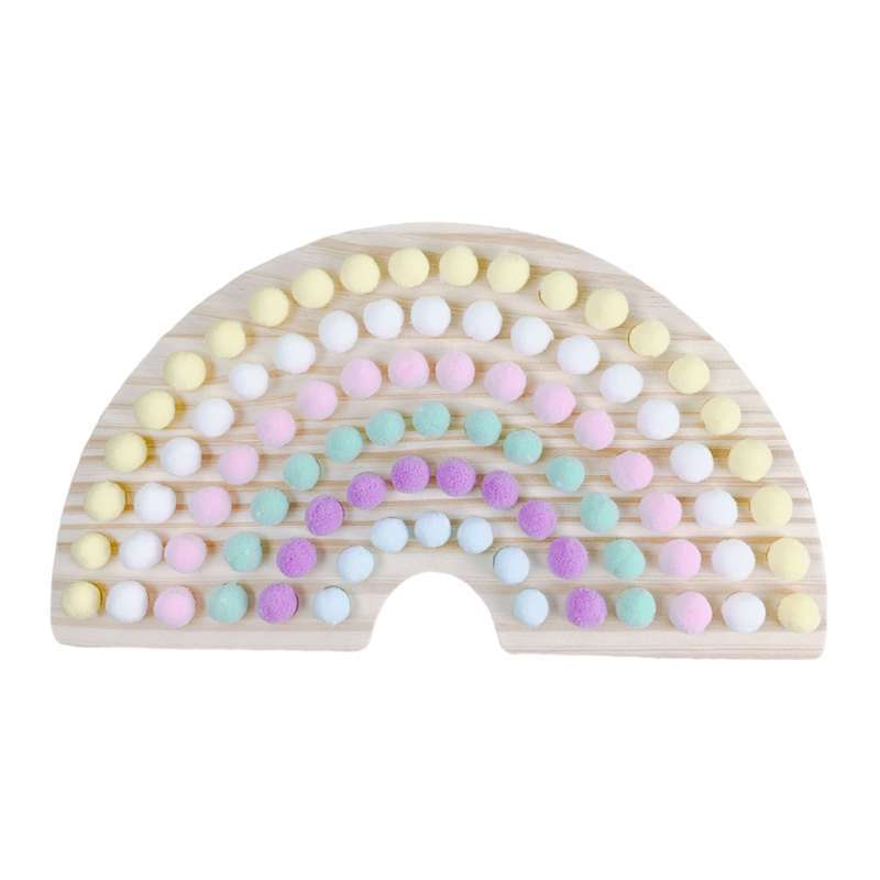 Promo Rainbow Board Clip Beads Recognition Education Fun Interactive ...