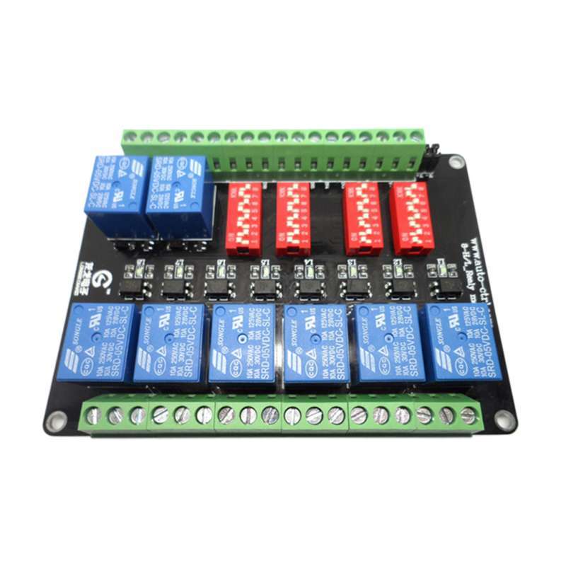 Jual 8 Channel Relay Board Module 10a Controller Driver Board Pnp For ...