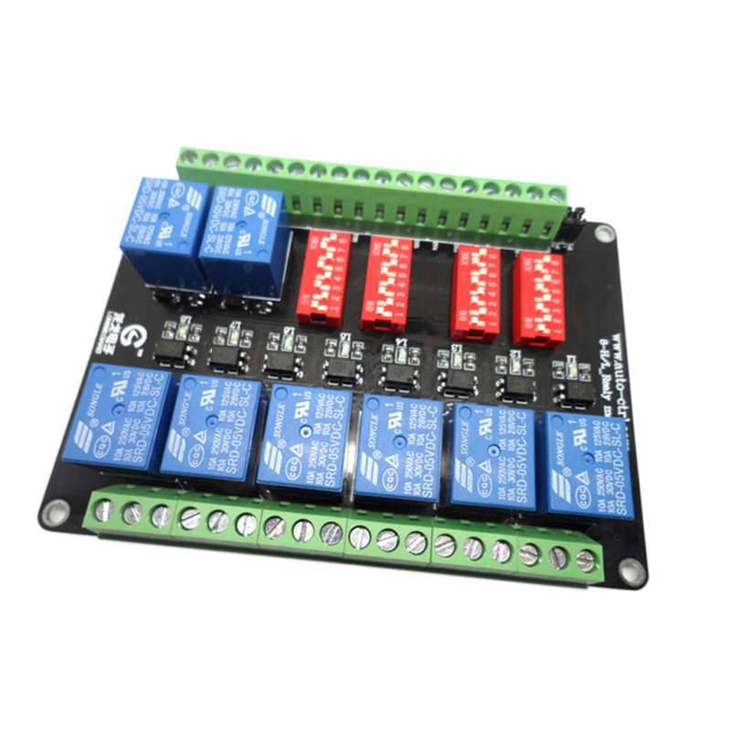 Jual 8 Channel Relay Board Module 10a Controller Driver Board Pnp For ...