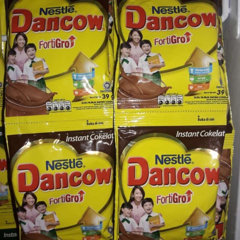 Jual Dancow Susu Instant Nestle Dancow FortiGro Dancow Coklat Renceng ...
