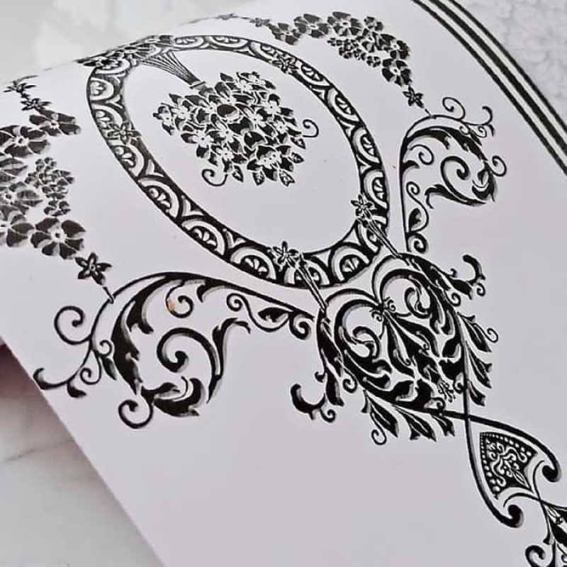 Jual Wallpaper Dinding Murah Motif Batik Salur Hitam Silver Elegan 10 M ...