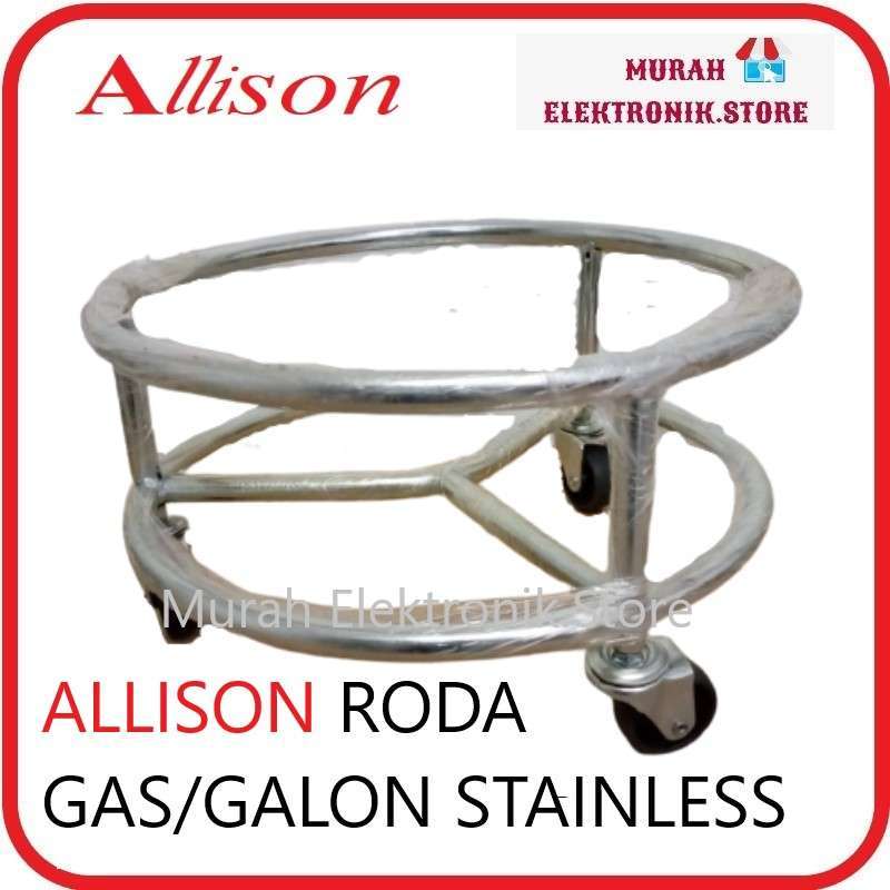 Jual Allison Roda Tabung Gas - Krom Stainless - Alas Air Galon ...