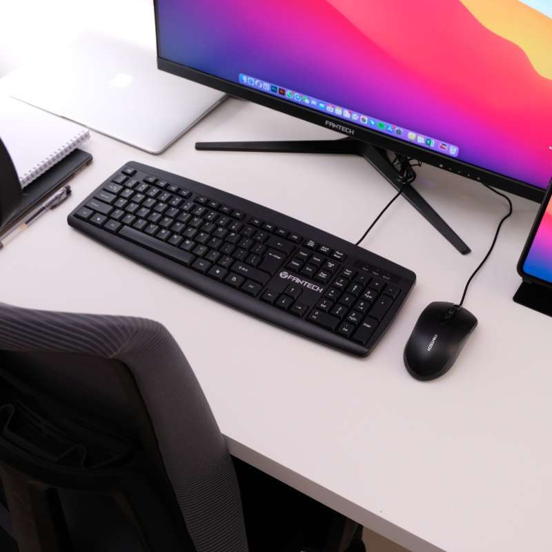 Jual Fantech Keyboard Mouse Office Km100 Di Seller Fantech Official ...