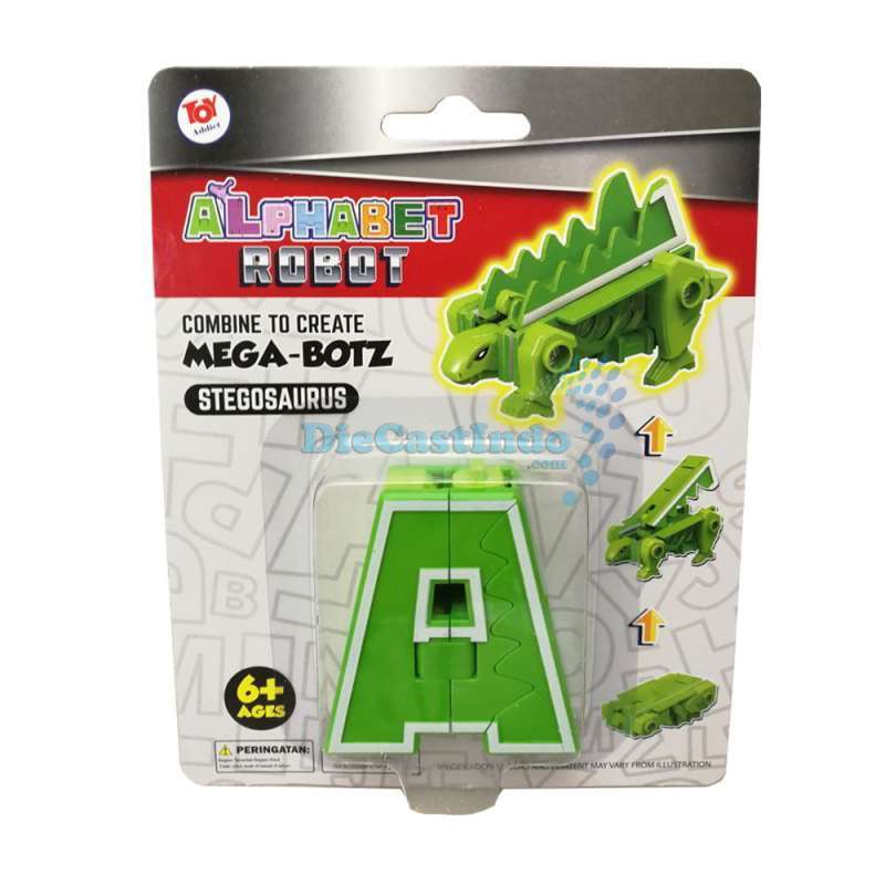 Jual Mainan Anak Toy Addict Alphabet Robot Mega-Botz Huruf A di Seller ...