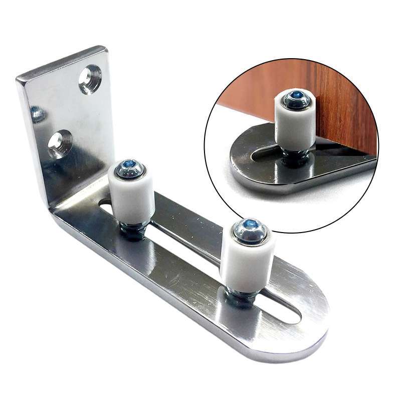 Jual Steel Barn Wood Sliding Door Bottom Floor Guide Hardware Part W ...