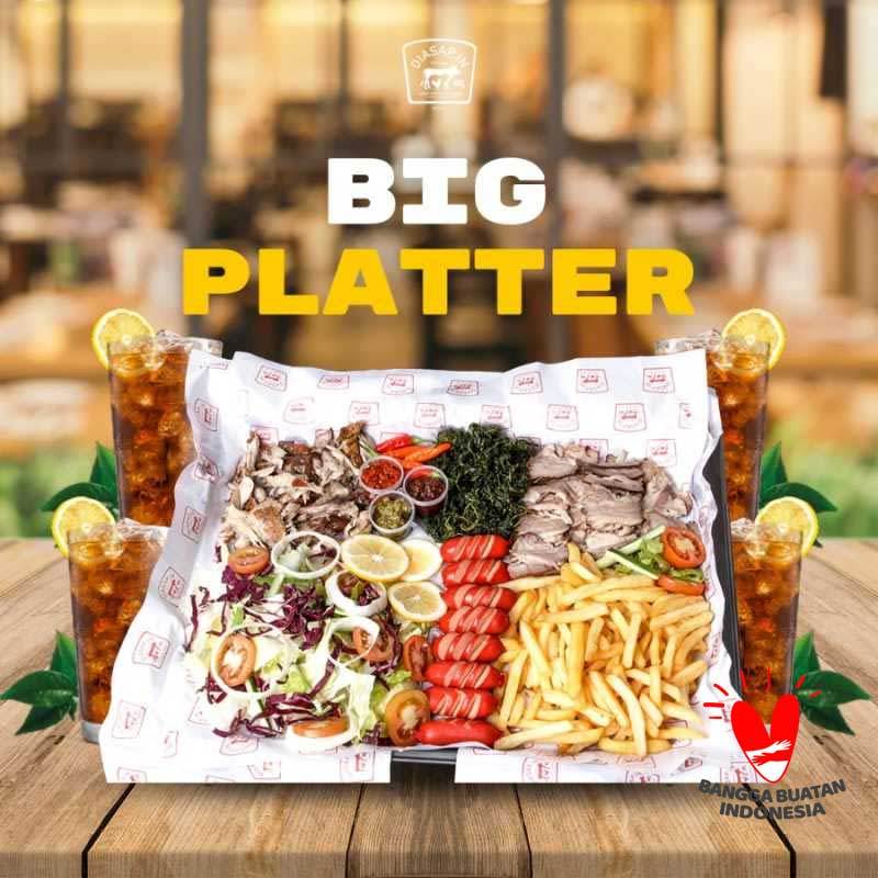 Promo DIASAPIN BIG PLATTER Daging Asap Sei | All in Siap Saji Diskon 1% ...