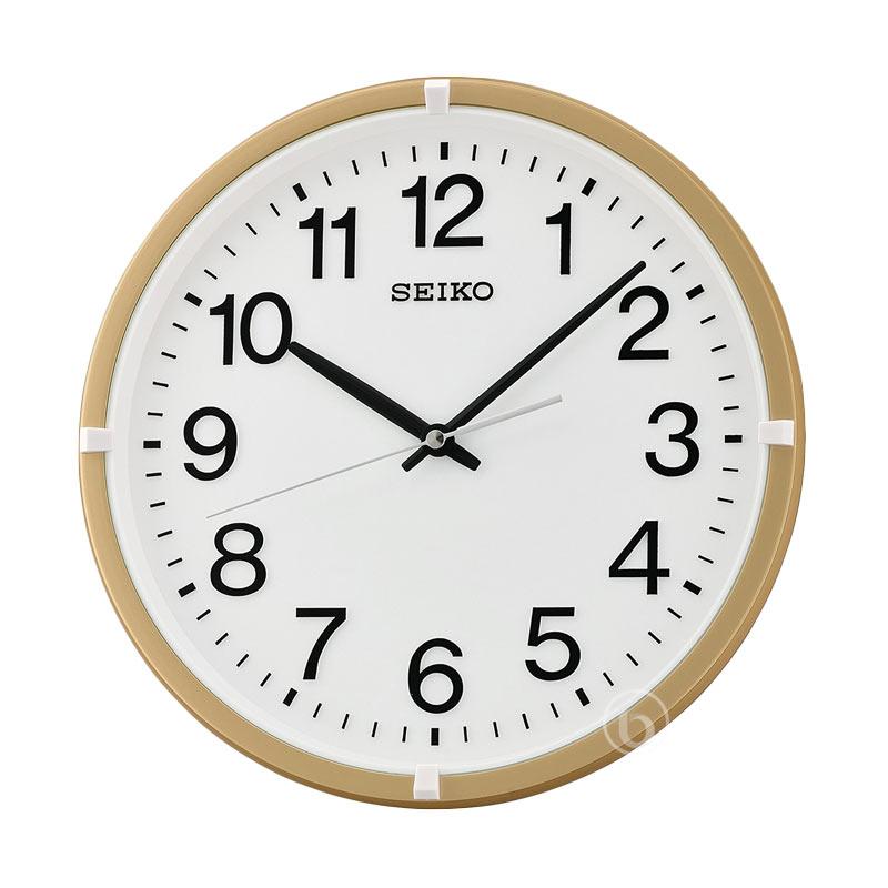Jual Seiko Qxa652g Quiet Sweep Wall Clock Jam Dinding - Gold [30 Cm] Di ...