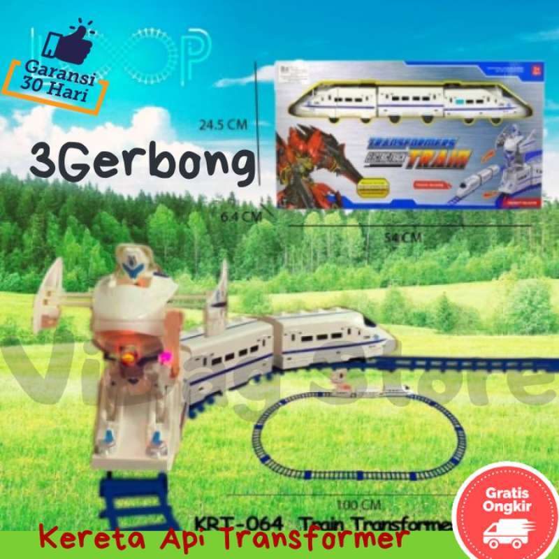 Loop train having some fun