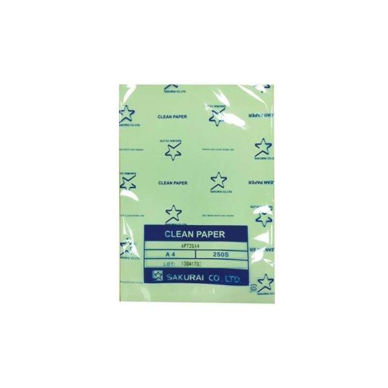 Jual Sakurai Ex-clean Clean Photocopy Paper / Light Green / A4 / 250 ...
