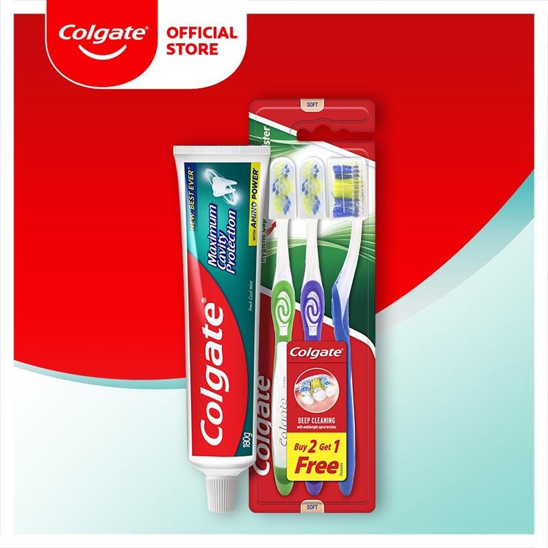 Jual Colgate Maximum Cavity Protection Fresh Cool Mint Toothpaste [180 ...