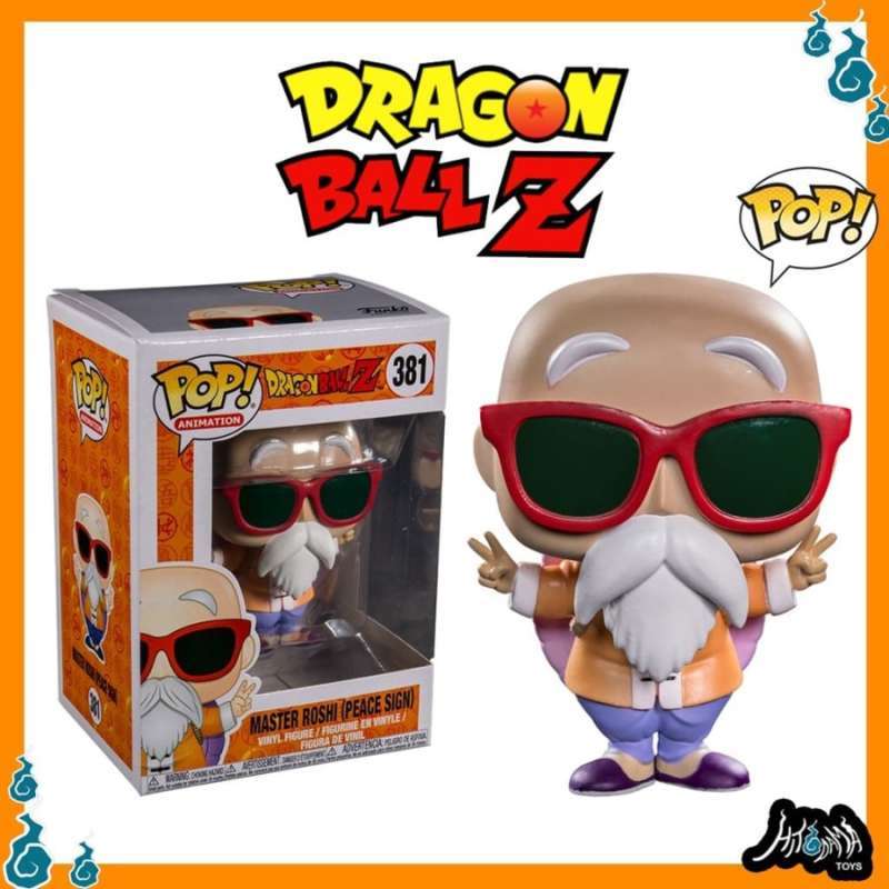 Jual Dragon Ball Master Muten Roshi Peace Sign Funko Pop Anime ...