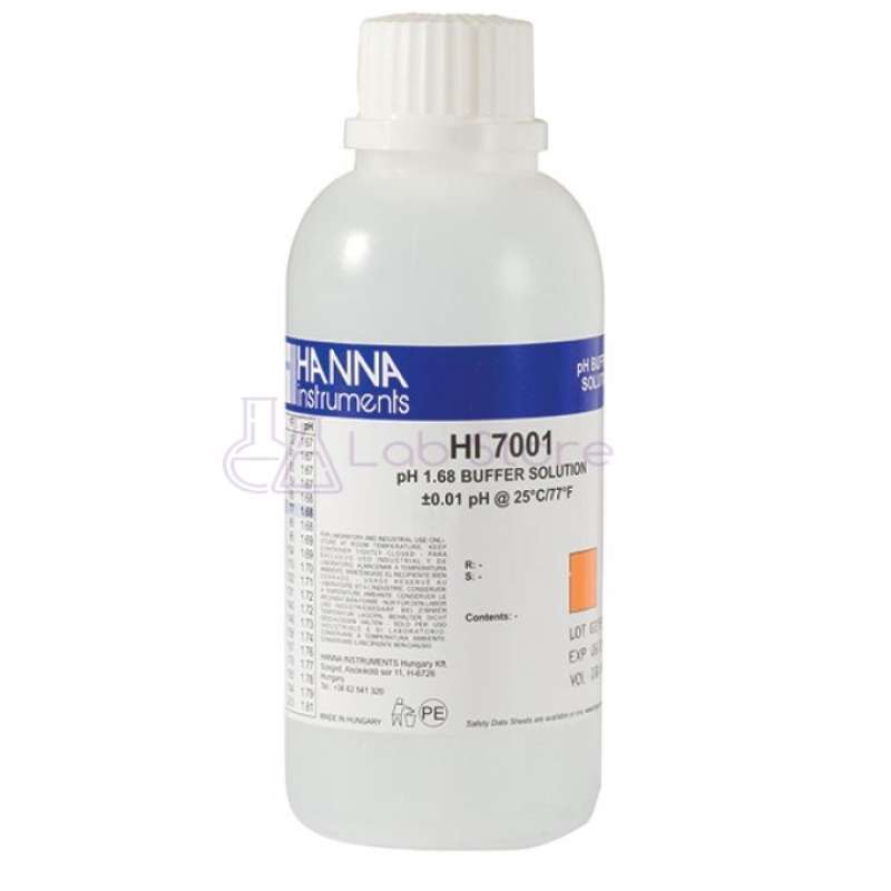 Jual Standar Kalibrasi Buffer Solution pH 1.68 500ml|Hanna HI7001L HI ...