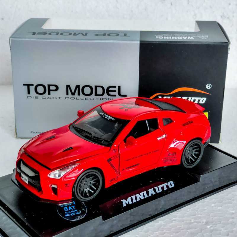 Promo Miniauto Diecast Nissan GTR R35 Skala 1:32 Merah Diskon 13% di ...
