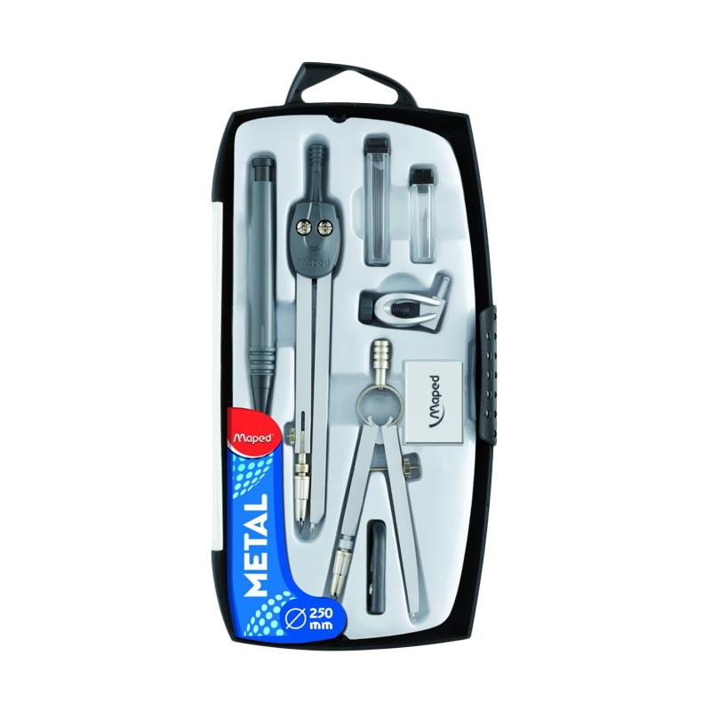 Jual Maped Focus Metal Compass Set Jangka [8 Pcs] Di Seller Alat Tulis ...