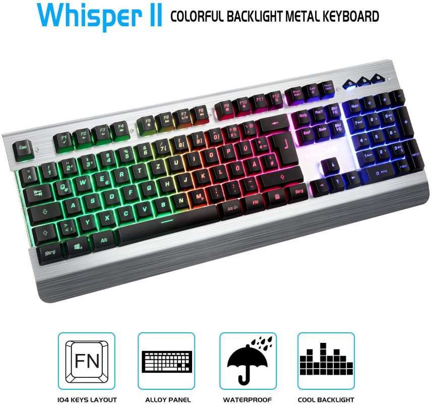 Jual SADES Whisper Fullsize Gaming Keyboard di Seller Ultron Computer ...