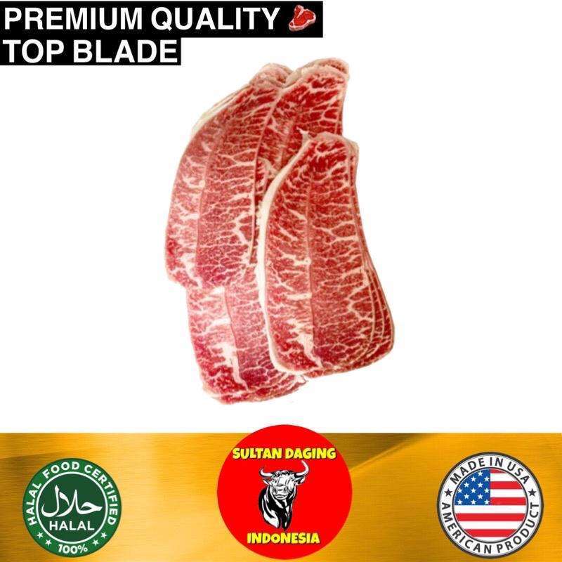 Promo DAGING TOP BLADE SLICE 1 MM 1 KG IMPORT DARI USA/ BEEF SLICE ...