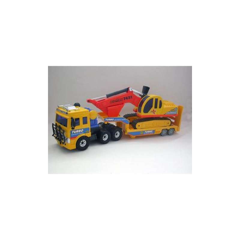 Jual (DAESUNG)South Korea imported truck + large backhoes (big table ...