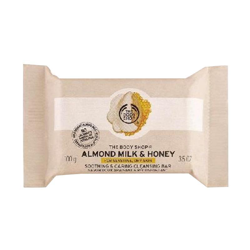 Jual The Body Shop Almond Milk & Honey Sabun Mandi [100 g] di Seller ...