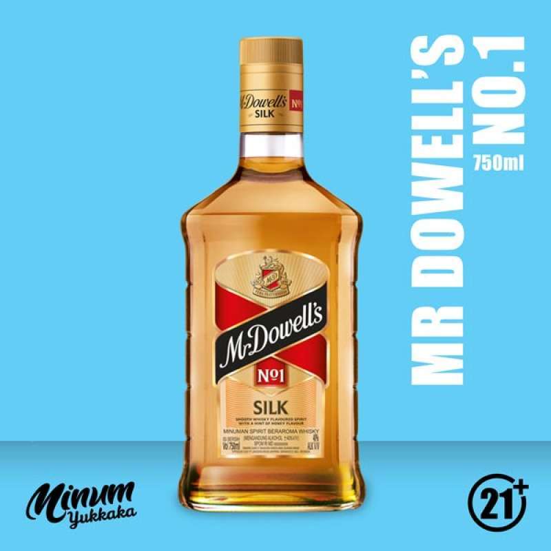 Jual Mr Dowell's No.1 Silk Whisky 750ml Di Seller Minum Yuk Kaka ...