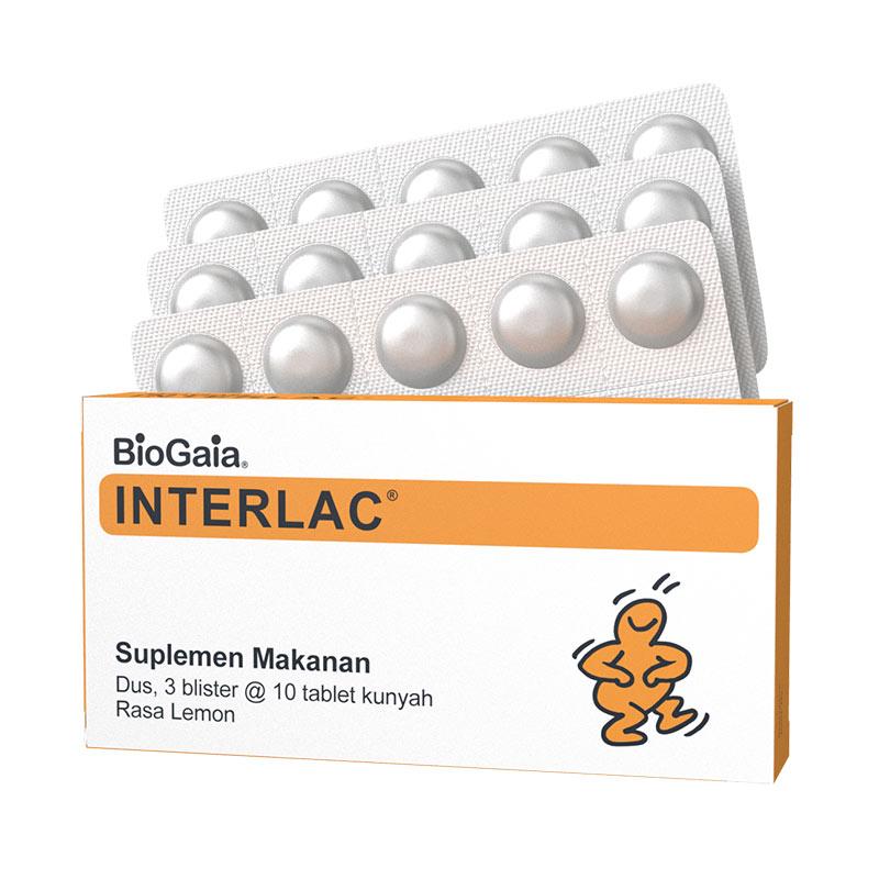 Jual Interlac Probiotik Tablet Kunyah - Lemon di Seller CV Apotik Age ...
