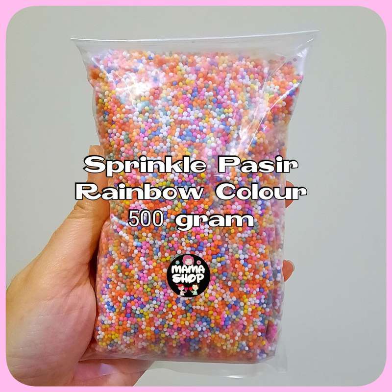 Jual Spikel Sprinkle Trimit 500 Gram Confetty Gula Tabur warna warni ...