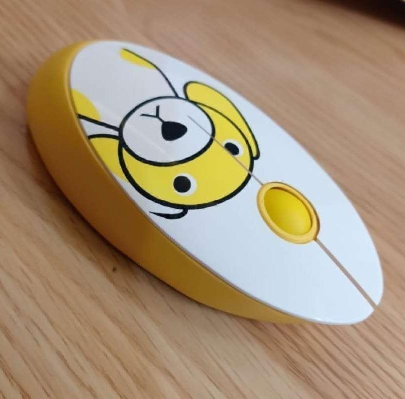 Jual Mouse Lucu Wireless Karakter Panda Bear Dog - Yellow Doggy Di ...