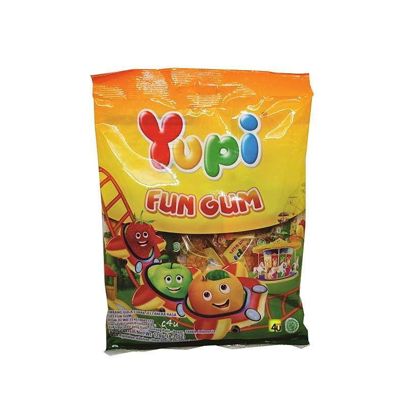 Jual YUPI - FUN GUM Gummy - 120gr Zak BESAR di Seller cemilan4u ...