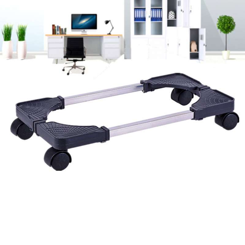 Promo New PC Desktop Case Stand Holder Computer Tower Rolling Caster ...