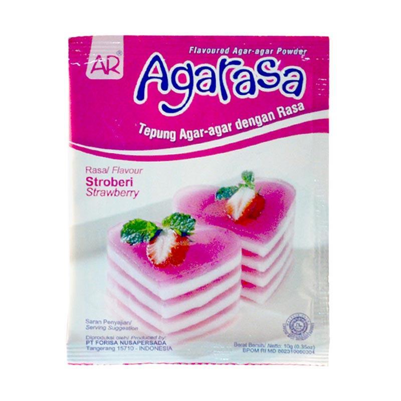Jual Nutrijell Agar Rasa Strawberry Tepung Agar Agar [10 g] di Seller ...