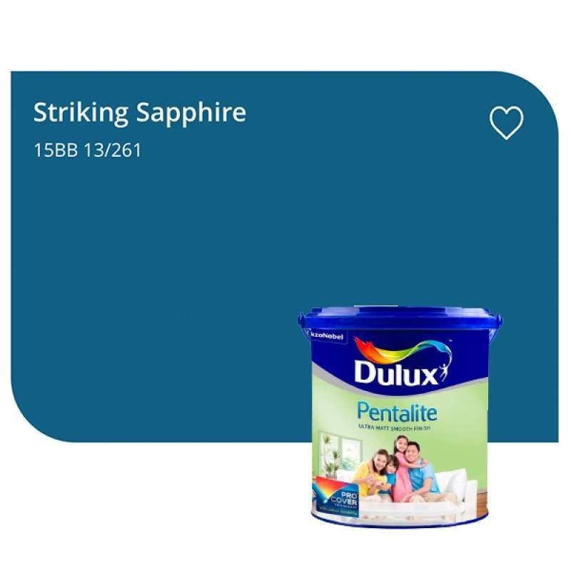 Jual Dulux Pentalite Tinting Cat Interior - Striking Sapphire [2.5 L ...