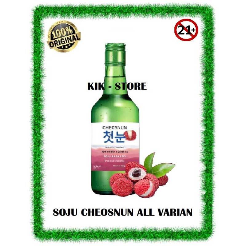 Jual Soju Cheosnun Rasa Lychee / Minuman Korea Soju Lychee di Seller ...