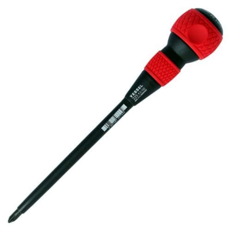 Jual Obeng Vessel 225 PH2x150mm -Ball-Grip Screwdriver - with covered ...