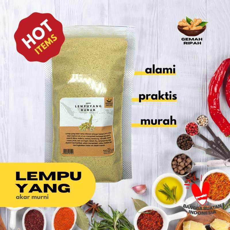 Jual Gemah Ripah Lempuyang Bubuk Premium Jamu Herbal Alami Empon Empon ...