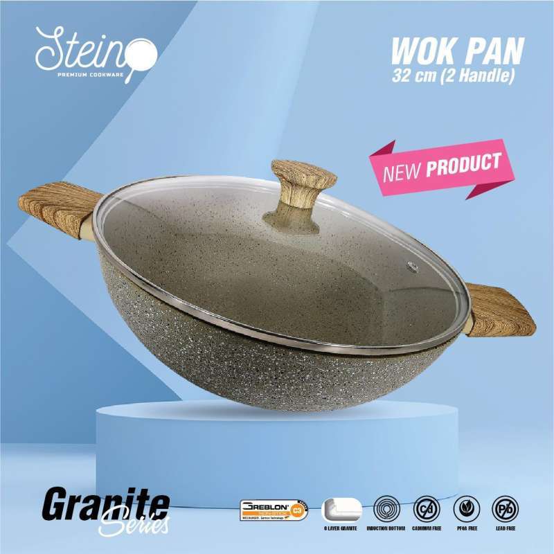 Jual READY Steincookware Stein Wok Pan Double Handle 32 cm di Seller ...