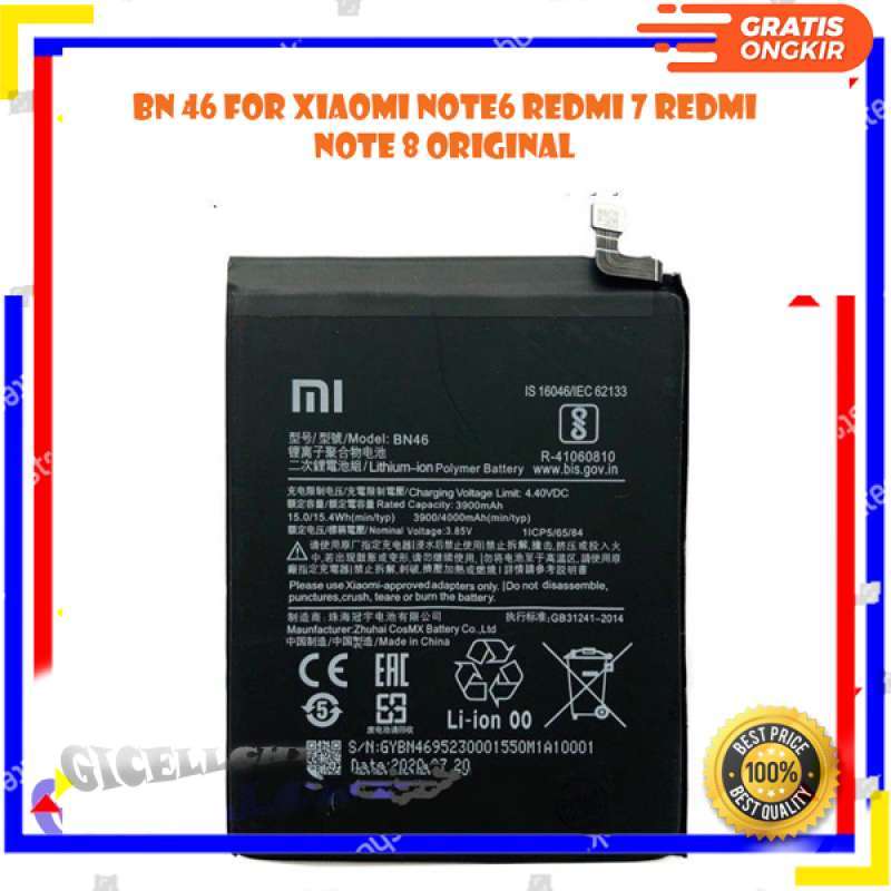 Baterai Redmi Note 8 Terbaru Agustus 2024 | Blibli